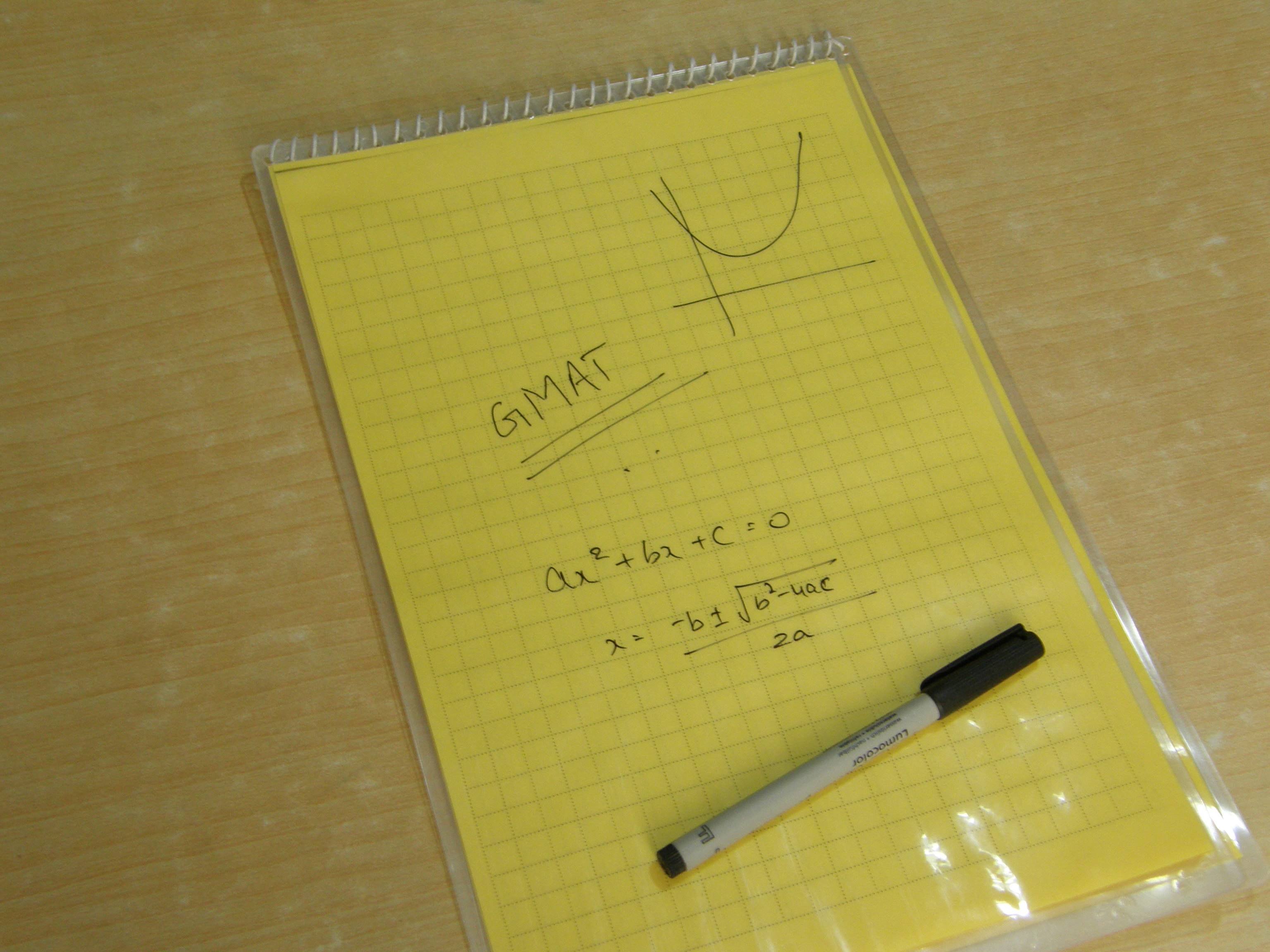 GMAT Scratchpad A Few Good Minds Vancouver MBA Blog